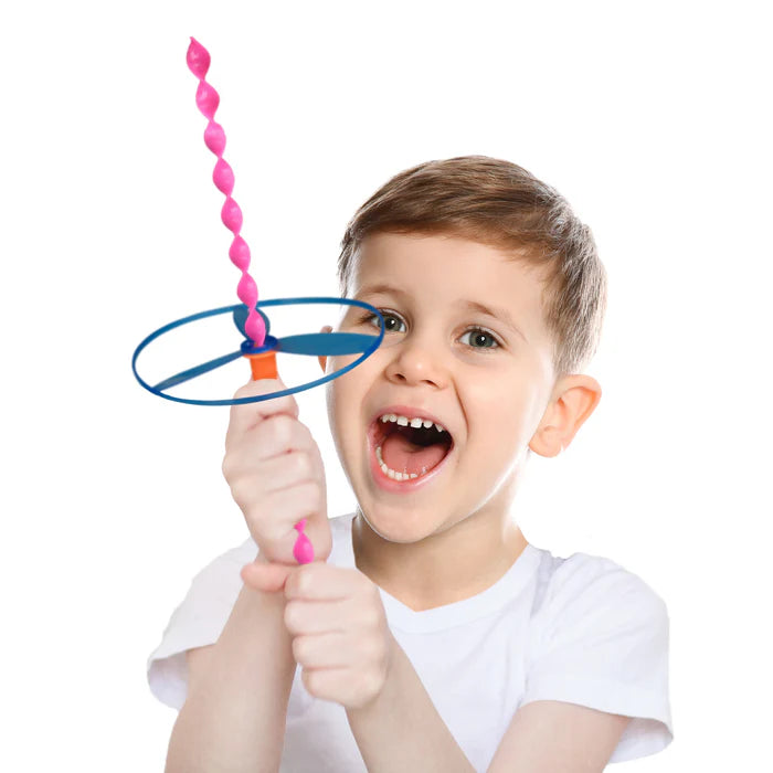 Flying Wing Prop Top – Spin and Fly Toy – Unplugged Play