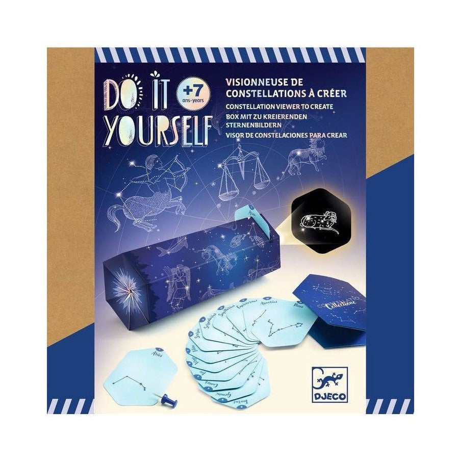 Djeco DIY Constellation Viewer Craft Kit – Unplugged Play